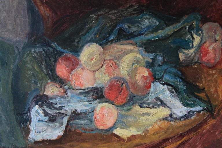Yvonne Mondin - Vintage impressionist still life oil painting at 1stDibs