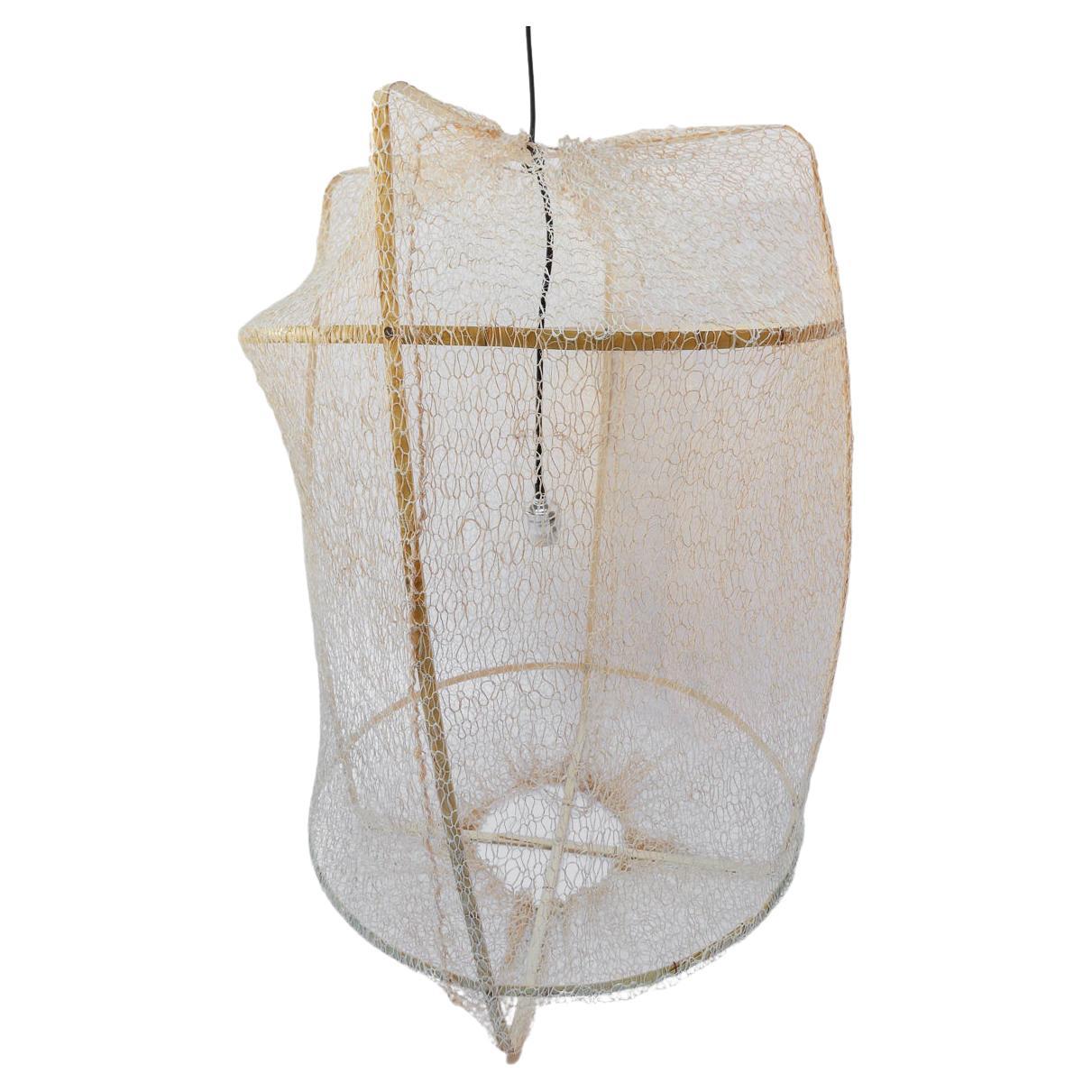 Paul Marra Hand-Dyed String Pendant - Chandelier For Sale at 1stDibs
