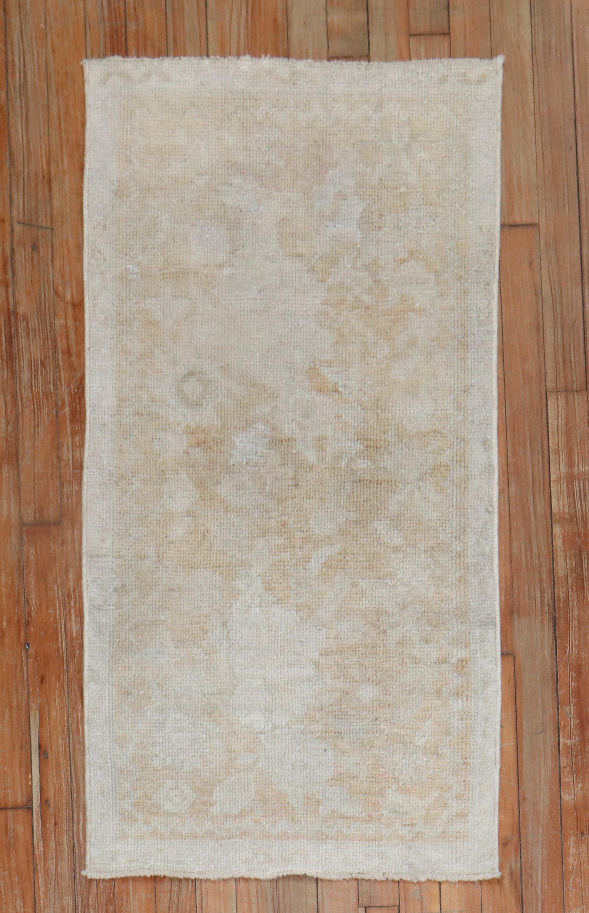 Zabihi Collection Antique Turkish Anatolian Small Rug For Sale at 1stDibs