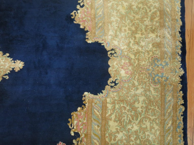 Zabihi Collection Persian Signed Kerman Rug For Sale at 1stDibs