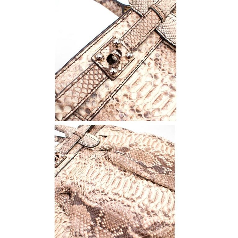 Zagliani Python Roccia Bag For Sale at 1stDibs | zagliani bag, zagliani python bag