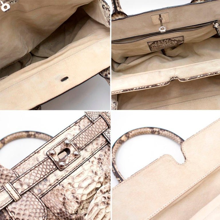 Zagliani Python Roccia Bag For Sale at 1stDibs | zagliani bag, zagliani python bag