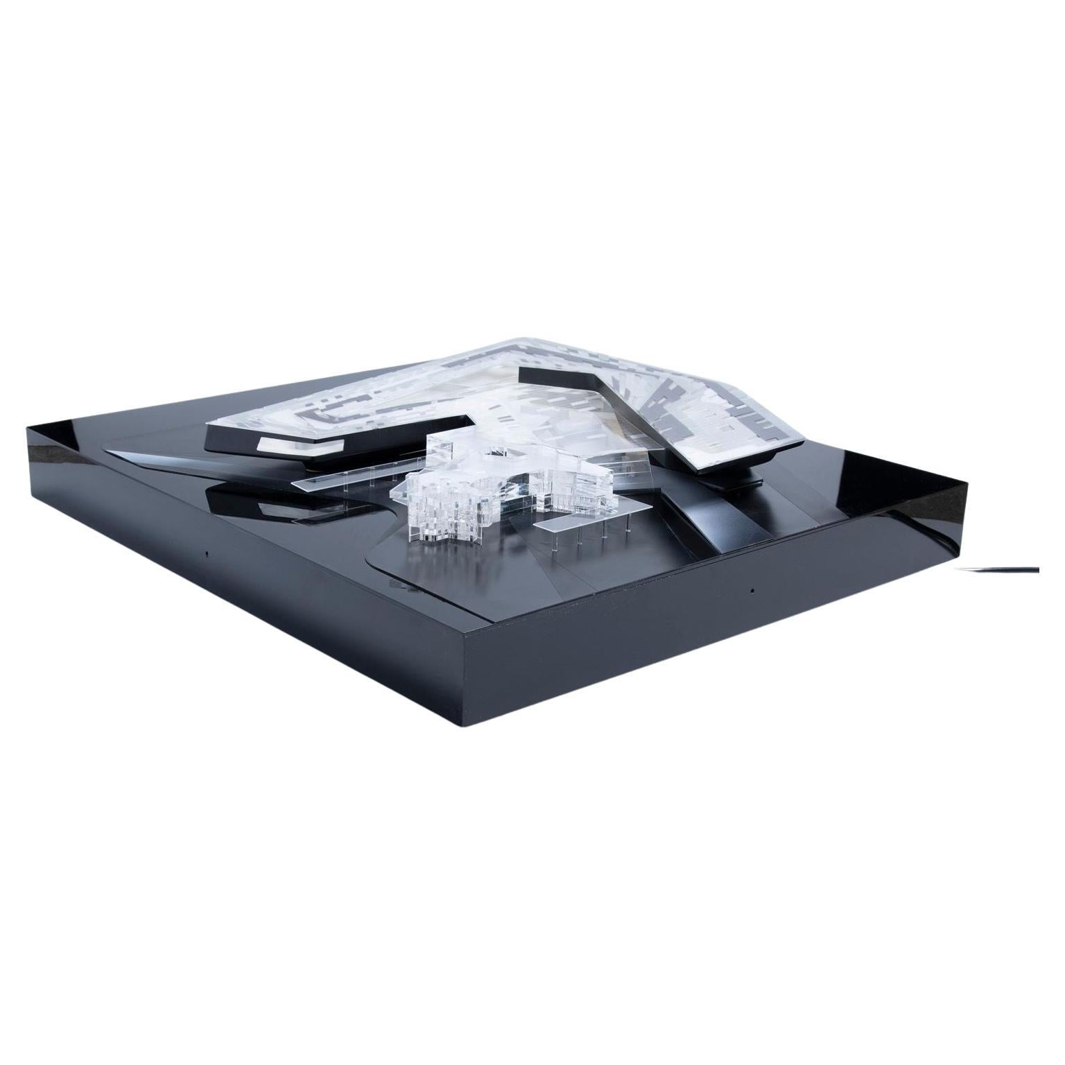 Zaha Hadid Architects Illuminated Acrylic Architectural Model 2003 For ...