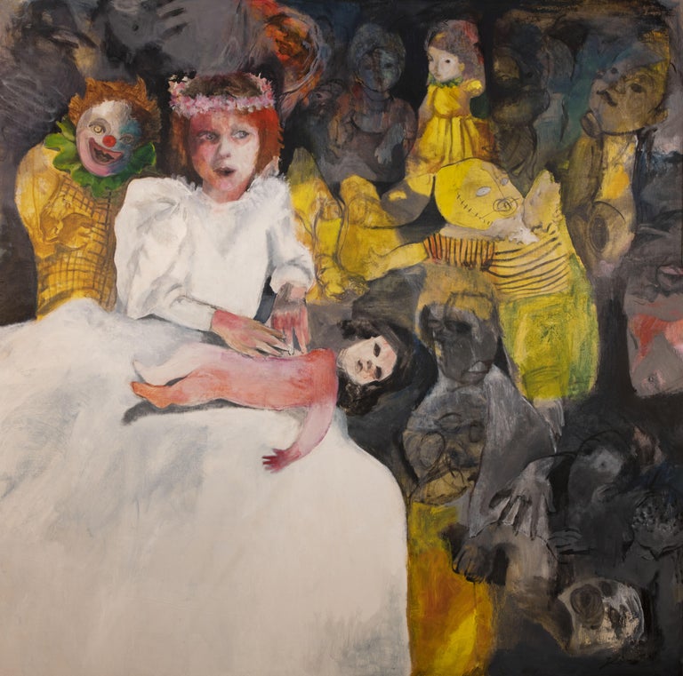 Zahra Zeinali - The dark haired girl Zahra Zeinali 21st Century art ...