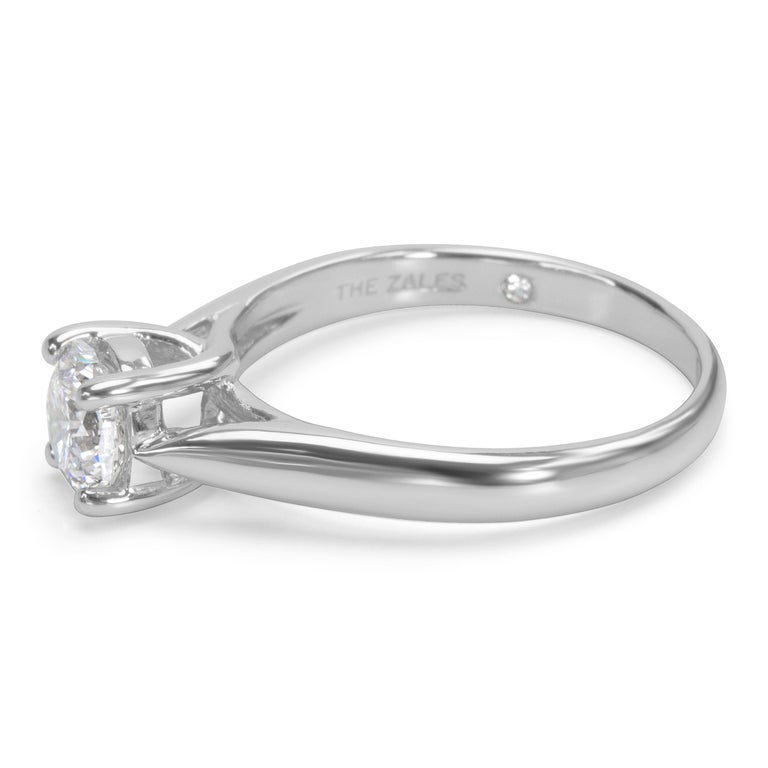 Zales Octillion Cut IGI Certified Diamond Engagement Platinum Ring E ...