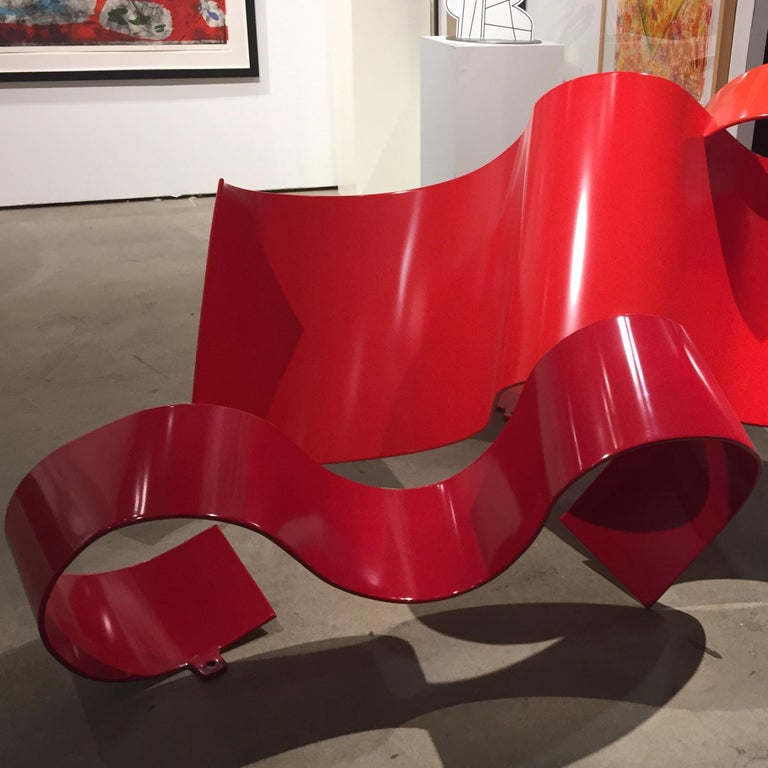 Zammy Migdal - Undulating Trio in Red For Sale at 1stDibs