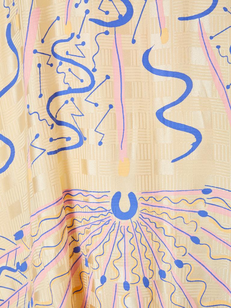 Zandra Rhodes Iconic Dress Late 70's at 1stDibs