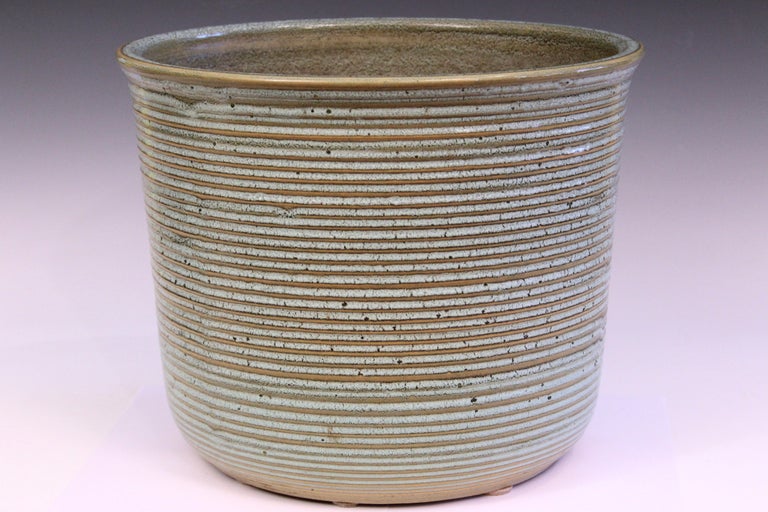 Zanesville Pottery Planter Bowl Homespun Stone Age Modern Arts and ...