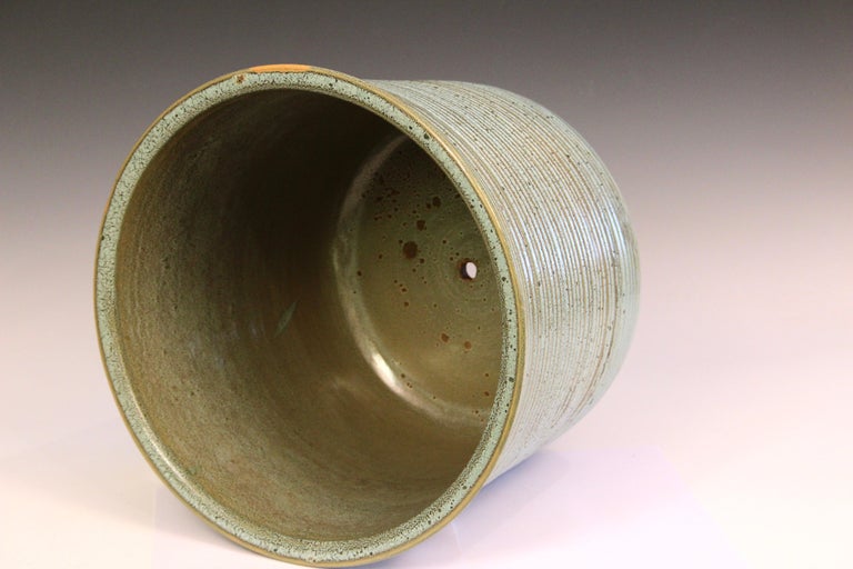 Zanesville Pottery Planter Bowl Homespun Stone Age Modern Arts and ...