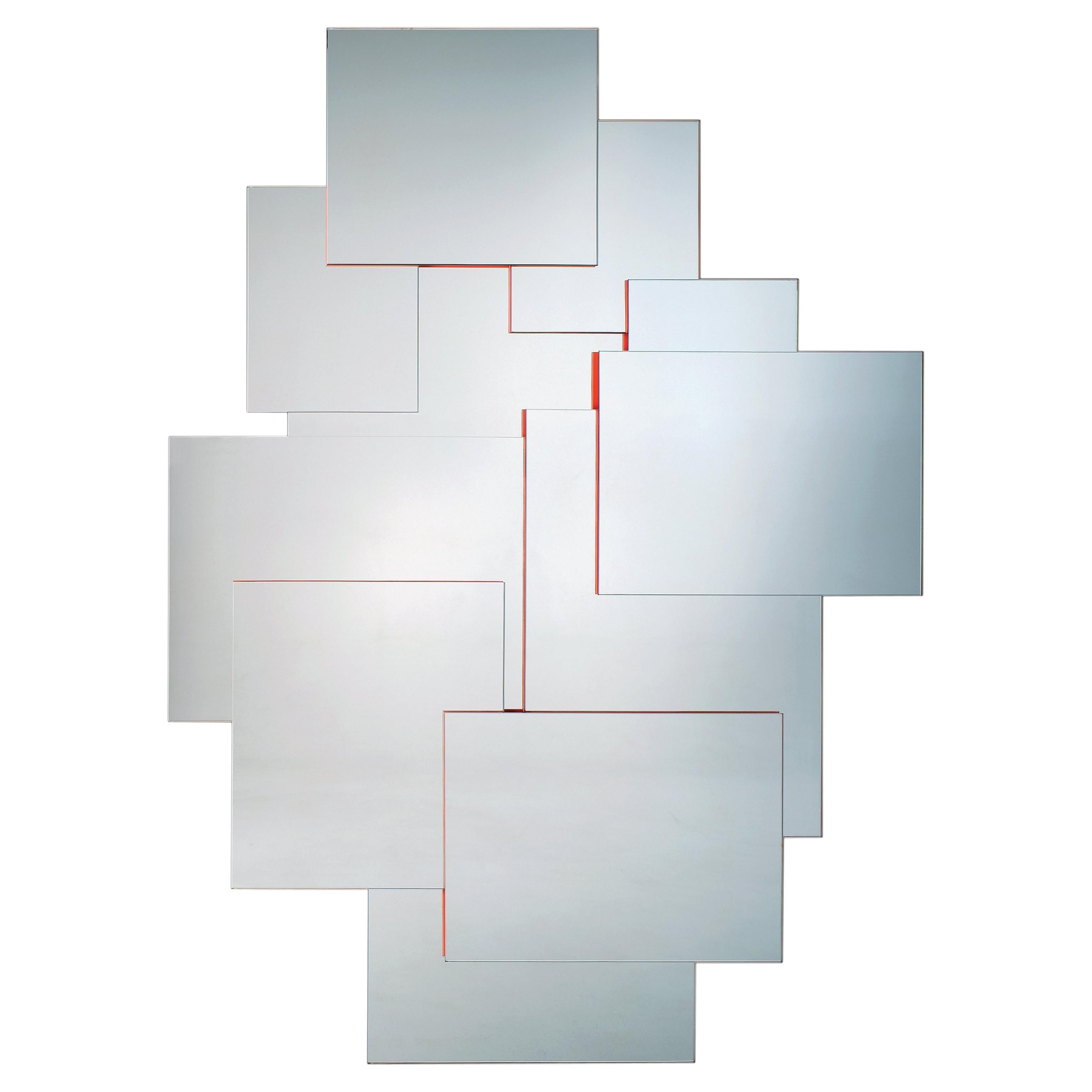 Customizable Mimesis Planar Floor or Wall Mirror in Powder Coated Steel ...