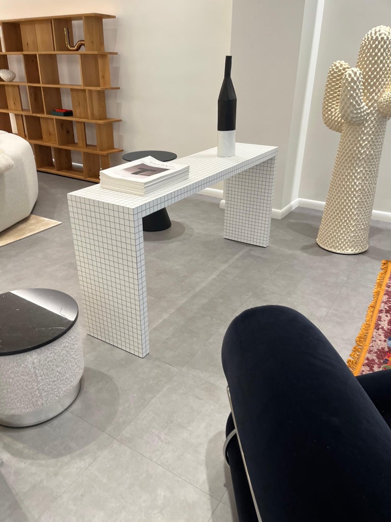 Zanotta Quaderna Console Table Design by Superstudio in Stock For Sale at 1stDibs