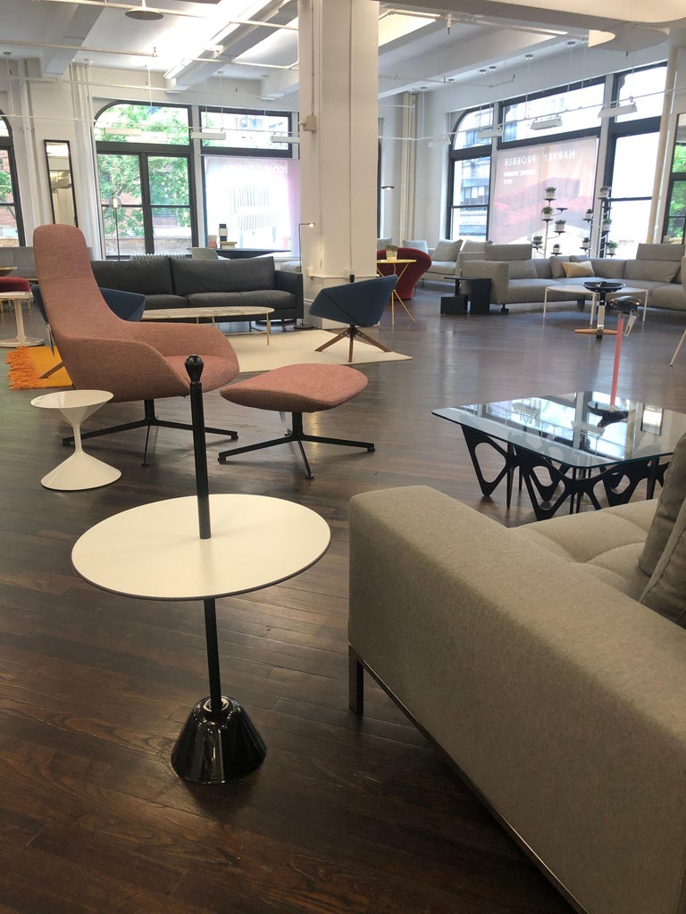 Zanotta Tempo White Small Stand Table at 1stDibs