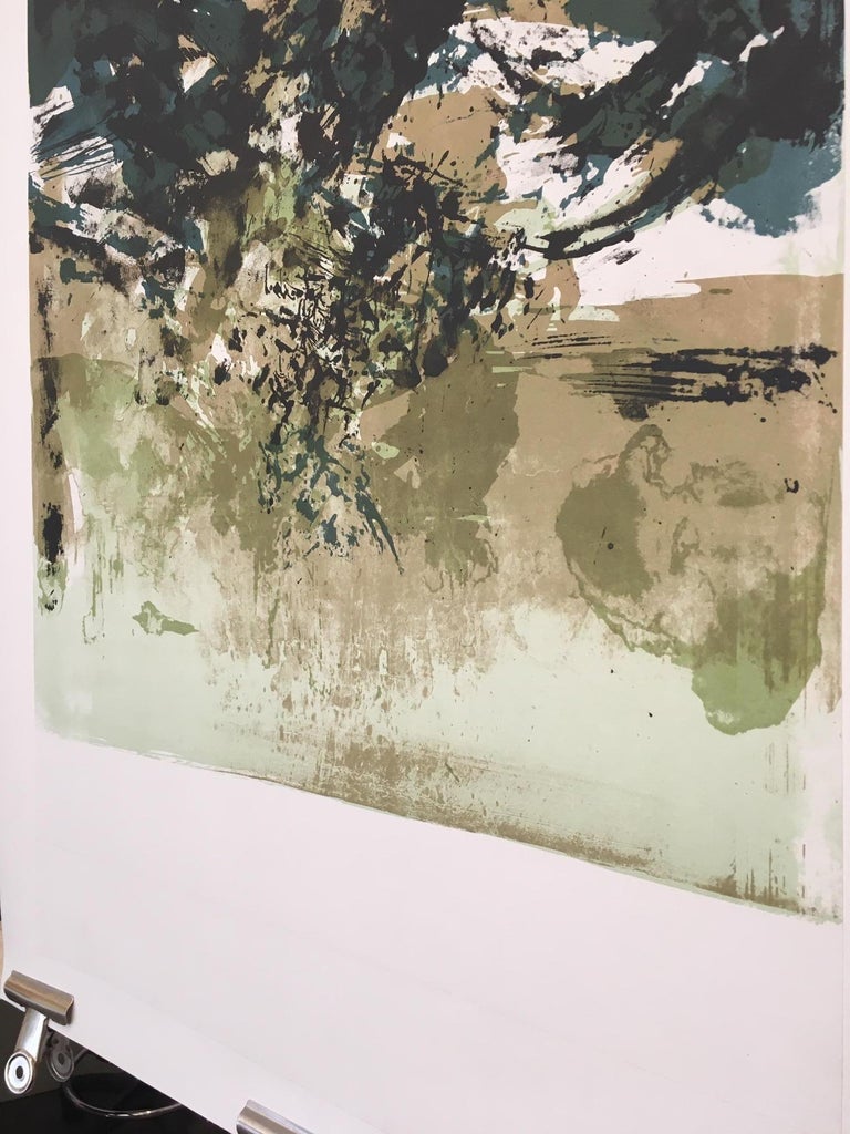 Zao Wou-Ki Affiche De Galerie, Original Vintage Exhibition Poster, 1978 ...