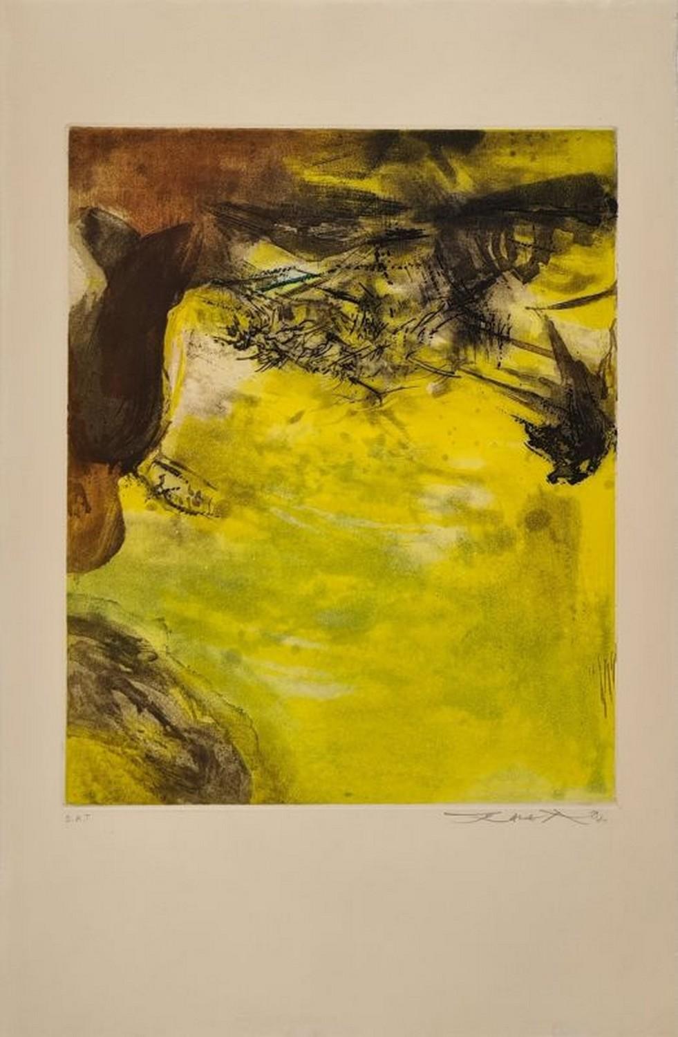 Zao Wou-Ki Art - 77 For Sale at 1stDibs | zao wou-ki prints, zao wou ki ...