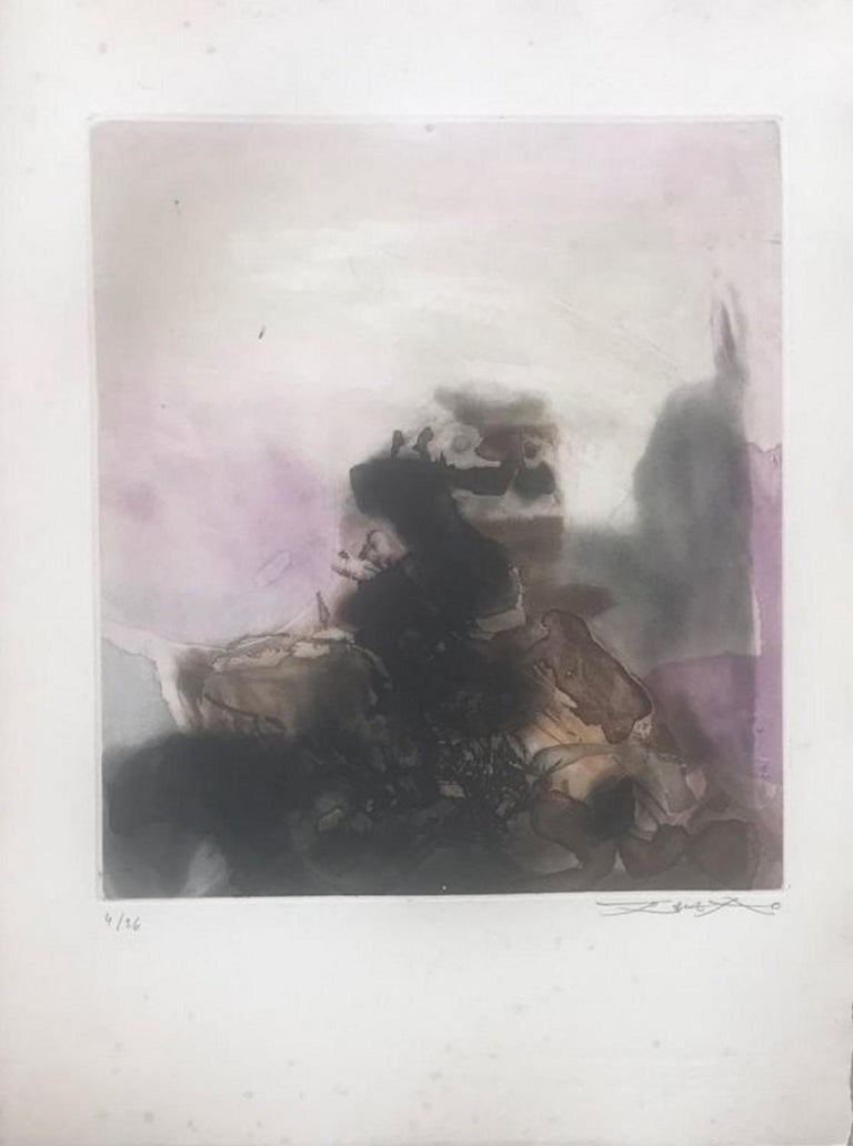 Zao Wou-Ki - The pond For Sale at 1stDibs