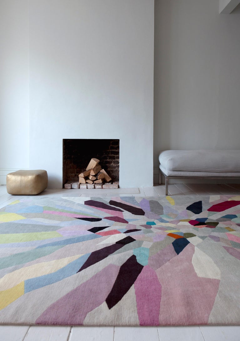 Zap Hand-Knotted 10x8 Rug in Wool by Fiona Curran For Sale at 1stDibs ...