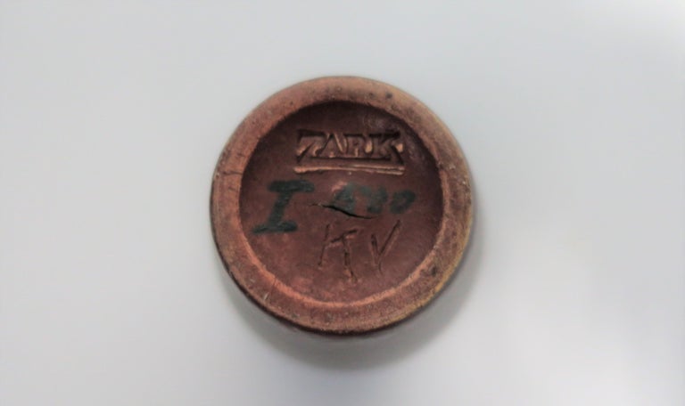 Zark Arts and Crafts Matte Pottery Vase For Sale at 1stDibs