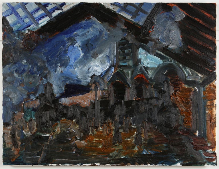 ZEBEDEE JONES - 'AFTER MONET', 2017 oil on canvas 70 x 80 cm signed and ...