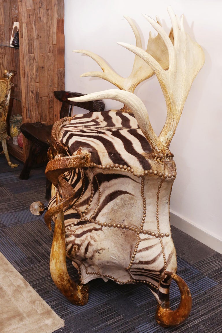 Zebra and Elk Chest of Drawers For Sale at 1stDibs | zebra chest of drawers