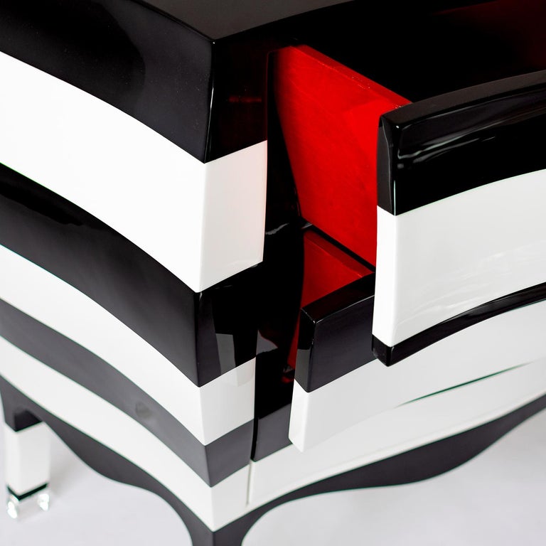 Zebra Chest of Drawers by Carlo Rampazzi For Sale at 1stDibs | zebra ...