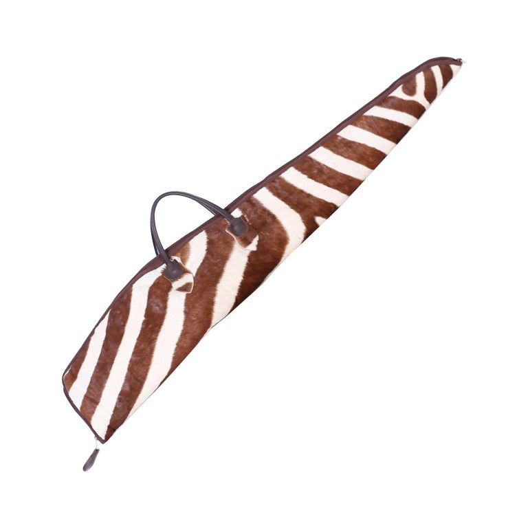 Zebra Hide Rifle Carrying Case at 1stDibs