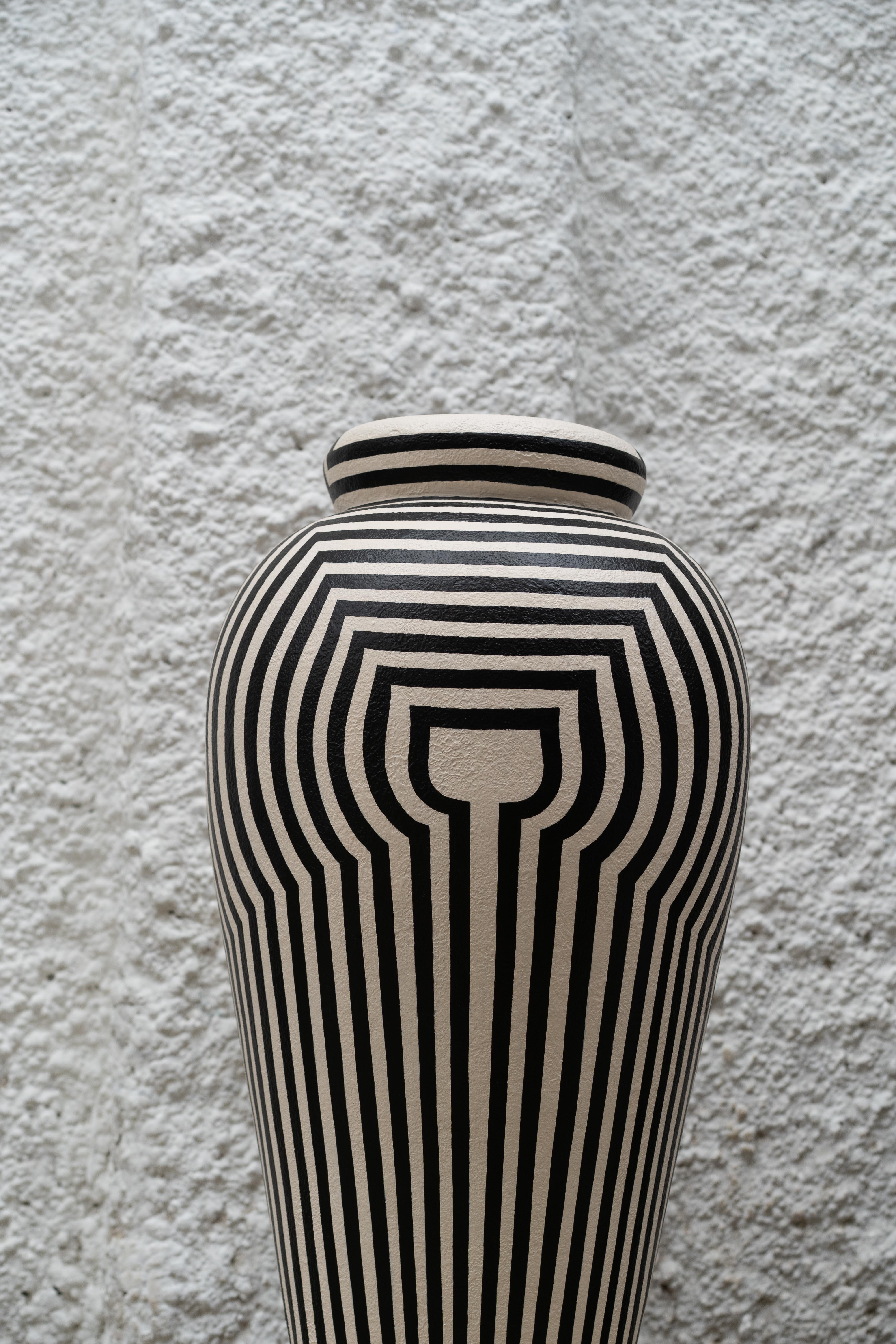 Zebra Planter by Deetee Home For Sale at 1stDibs