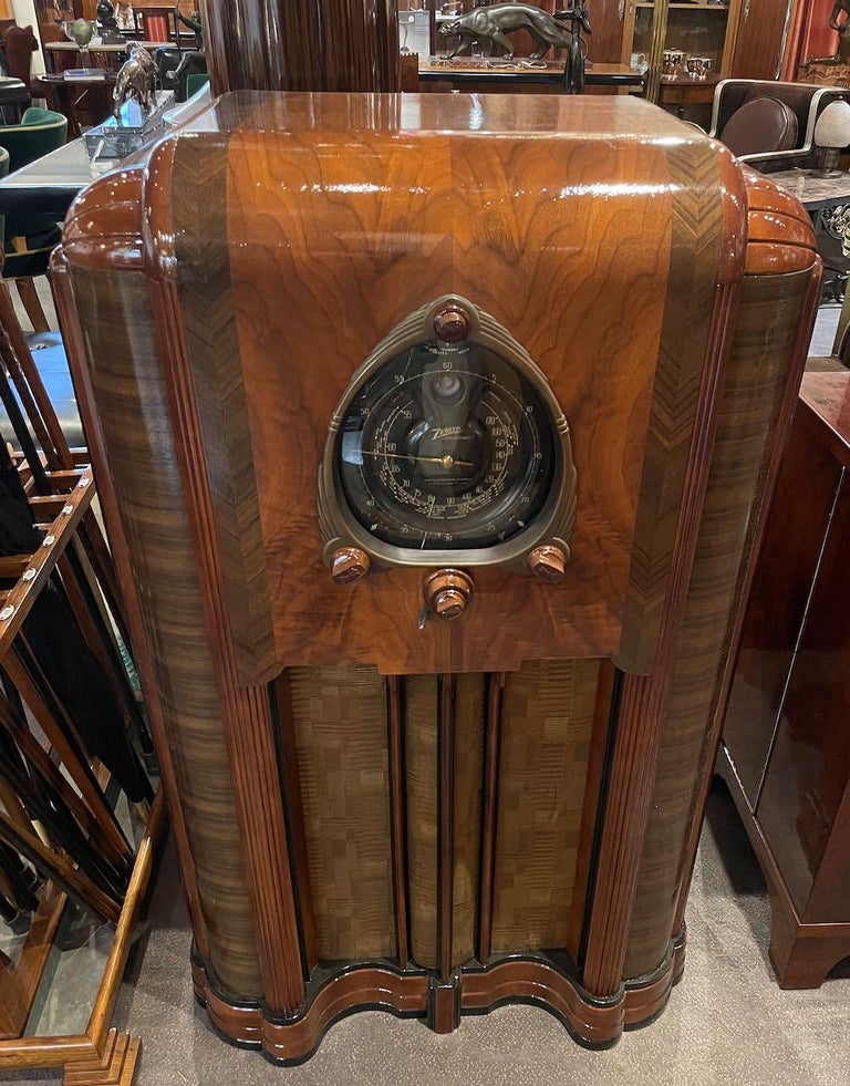 Zenith 12S2 67 Shutter Dial 12 Tube Console with Bluetooth Restored ...