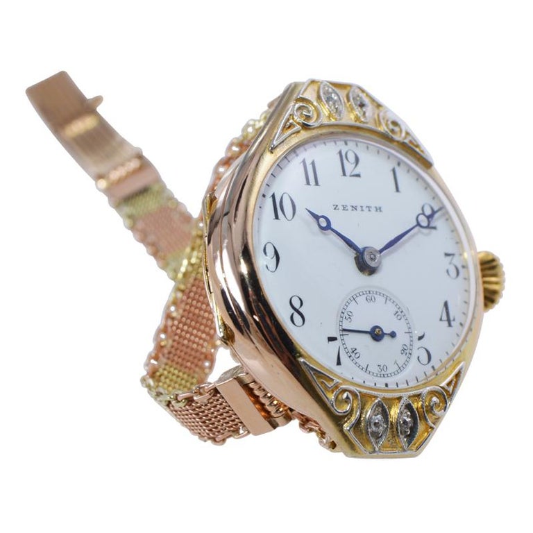 Zenith 14kt. Two Tone Solid Gold Designed for the Russian Marker, circa ...