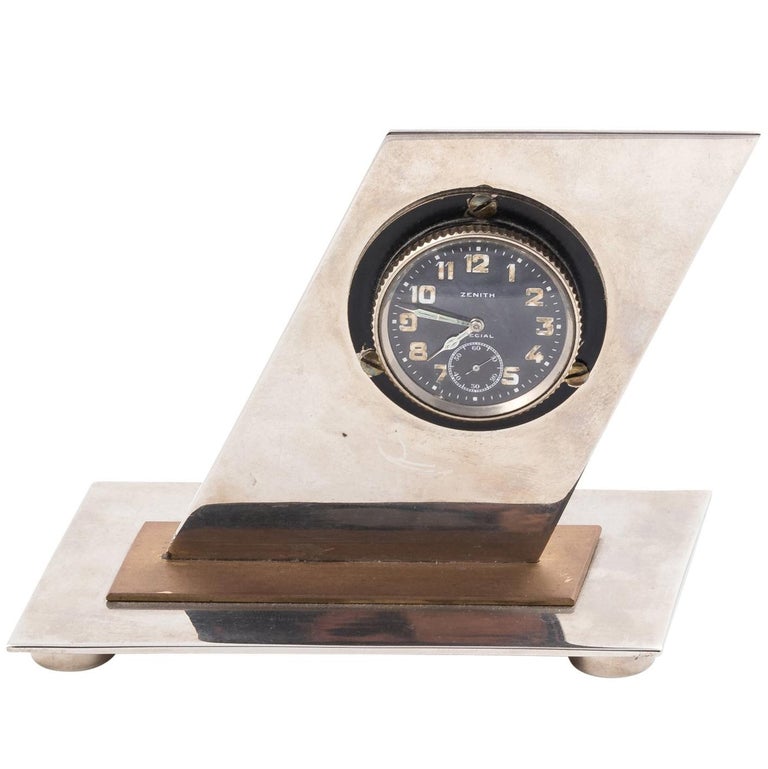 Zenith Aeroplane Cockpit Clock at 1stDibs