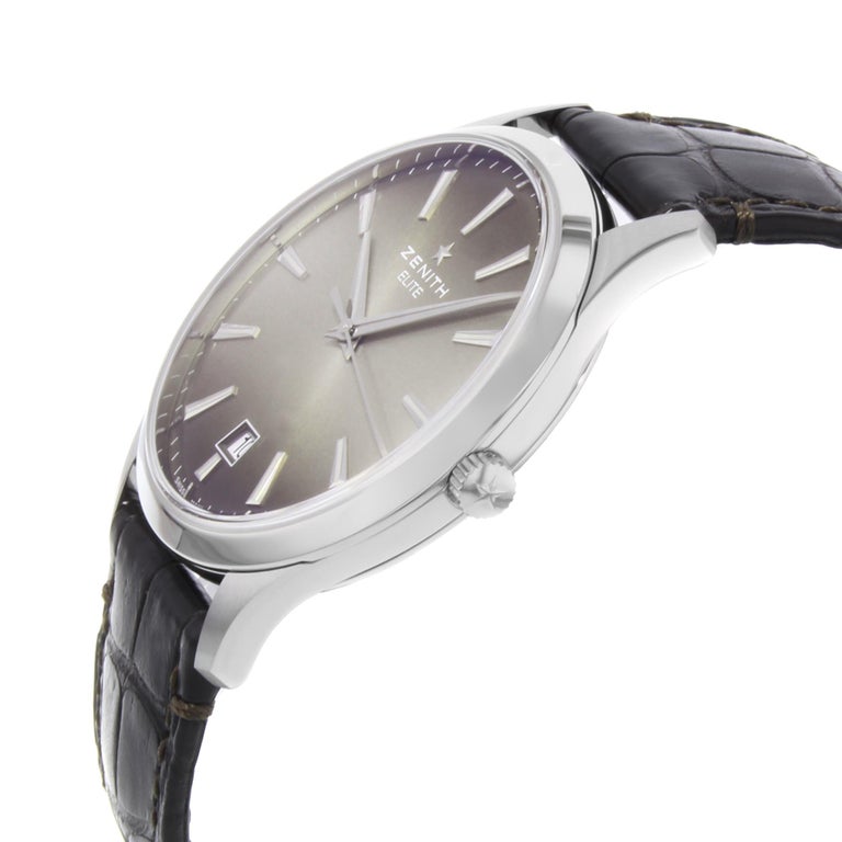 Zenith Captain Central Second Steel Automatic Men’s Watch 03.2020.670 ...