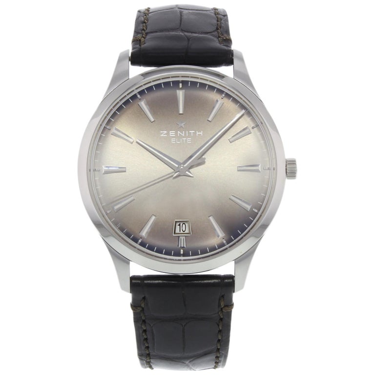 Zenith Captain Central Second Steel Automatic Men’s Watch 03.2020.670 ...