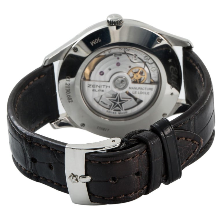 Zenith Captain Dual Time, Silver Dial Certified Authentic For Sale at ...