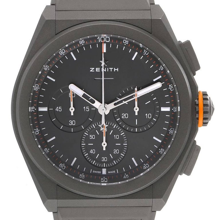 Zenith Defy 21 Land Rover Edition Titanium Watch 97.9000.9004 Box ...