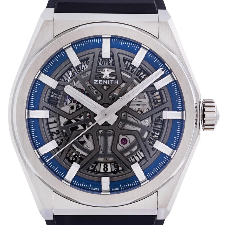 Zenith Defy Classic Titanium Skeletal Dial Automatic Watch 95.9000.670 ...