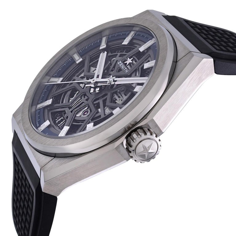 Zenith Defy Classic Titanium Skeletal Dial Automatic Watch 95.9000.670 ...