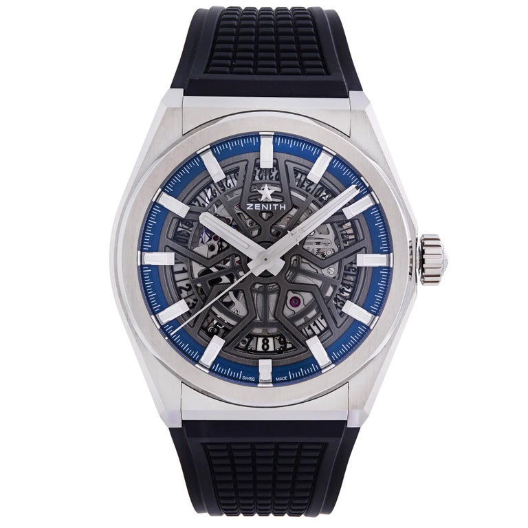 Zenith Defy Classic Titanium Skeletal Dial Automatic Watch 95.9000.670 ...