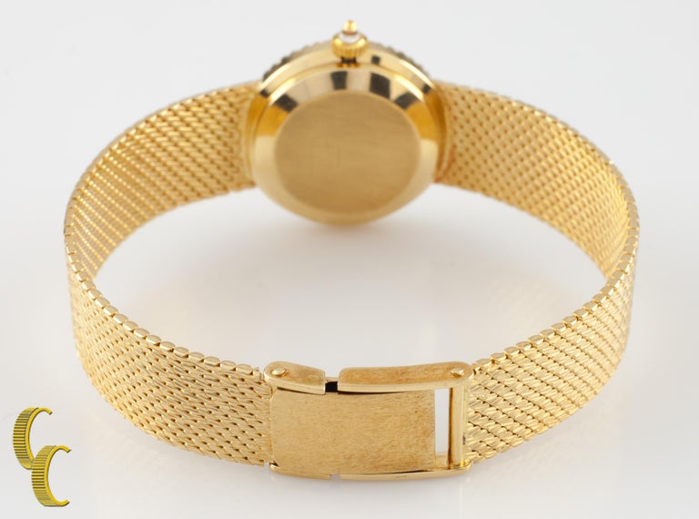 Zenith Diamond Bezel Hand-Winding 18 Karat Yellow Gold Women's ...