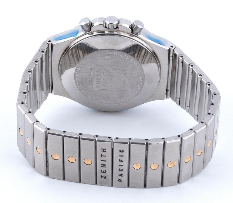 Zenith Stainless Steel Primero Pacific Chronograph Cal 400 Automatic ...