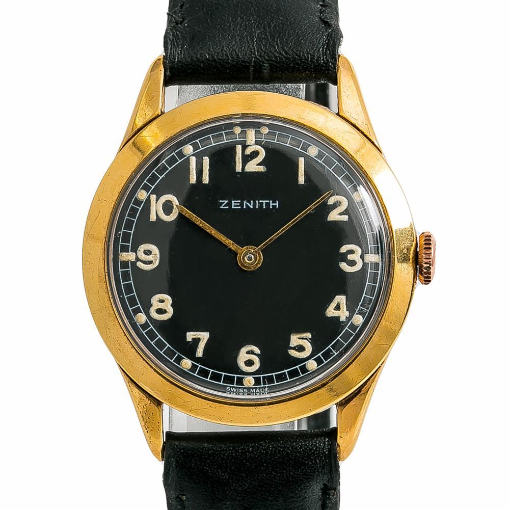 Zenith Vintage No-ref#, Black Dial, Certified and Warranty For Sale at ...