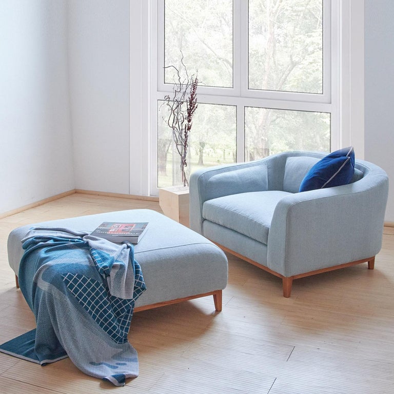 Zeno Eco Ottoman By Brian Sironi For Sale at 1stDibs