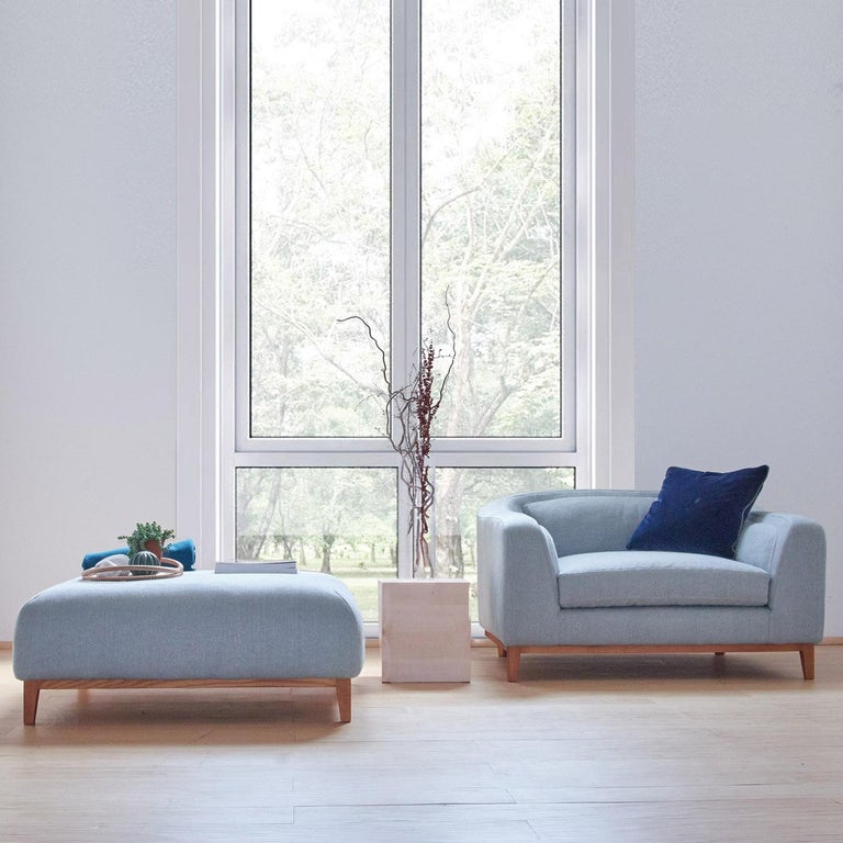 Zeno Eco Ottoman By Brian Sironi For Sale at 1stDibs