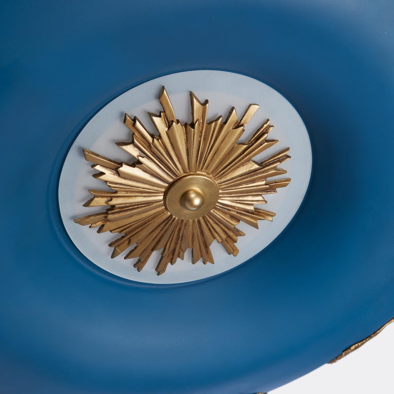 Zephyr Zodiac Light in Blue Danube by David Duncan Studio For Sale at ...