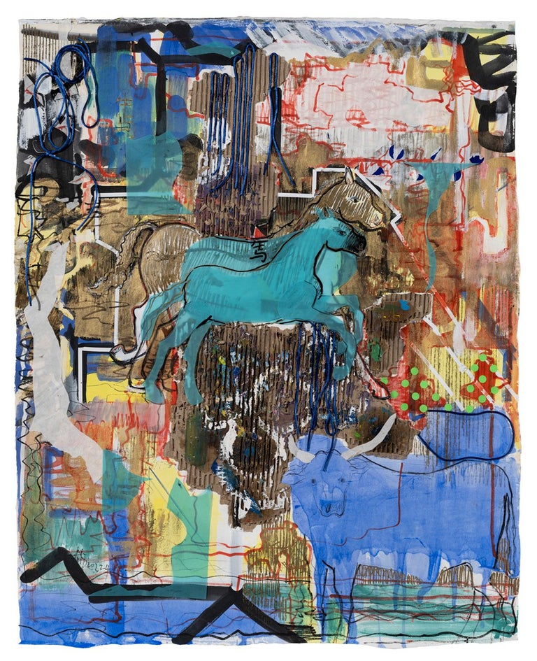 Zhang Chunyang - Mixed Media abstract painting- by contemporary artist ...