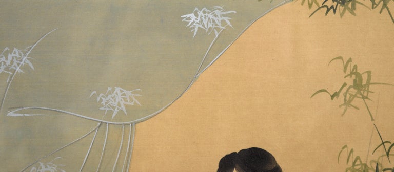Zhang Fang - Portraits of Chinese Women on Silk (Pair) For Sale at 1stDibs
