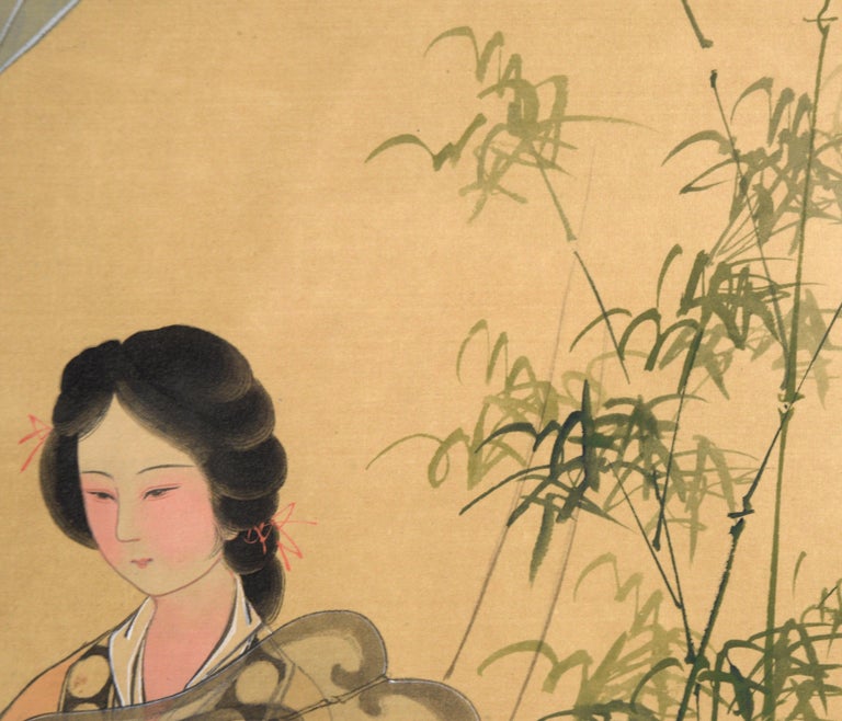 Zhang Fang - Portraits of Chinese Women on Silk (Pair) For Sale at 1stDibs