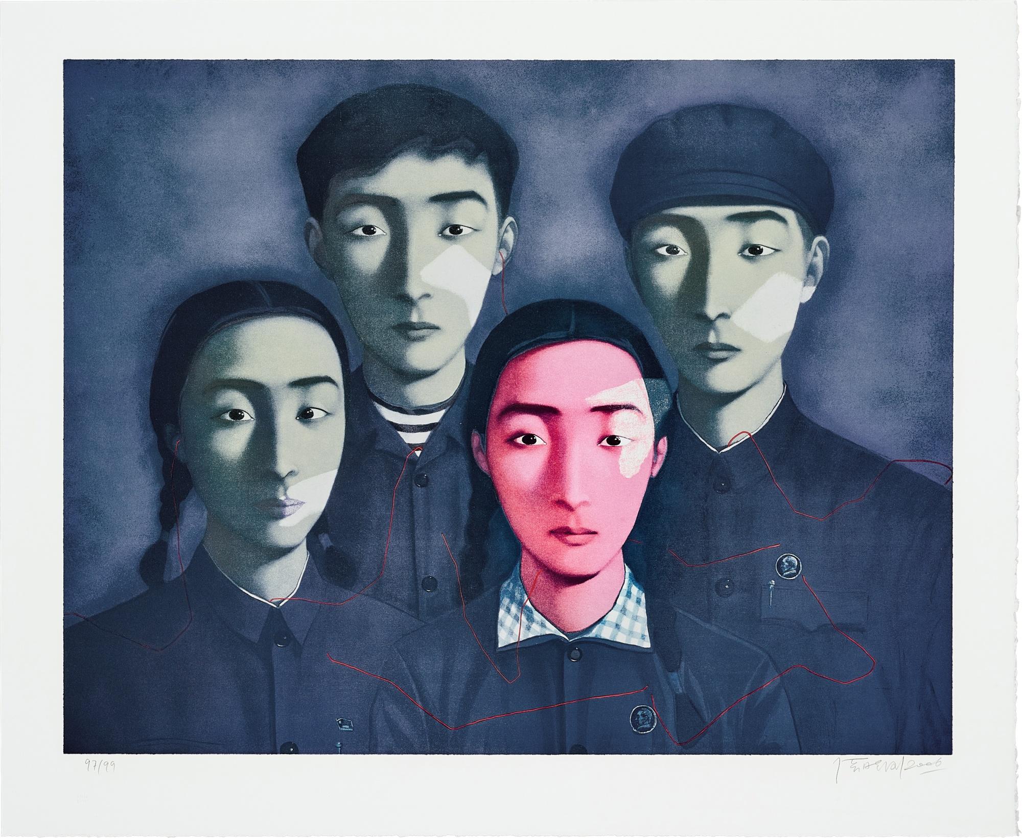 Zhang Xiaogang - Untitled, from Bloodline Series (97/99) For Sale at ...