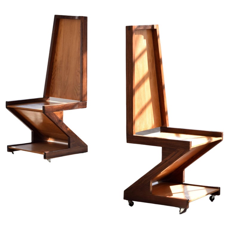 "Zig Zag Chairs" For Sale at 1stDibs