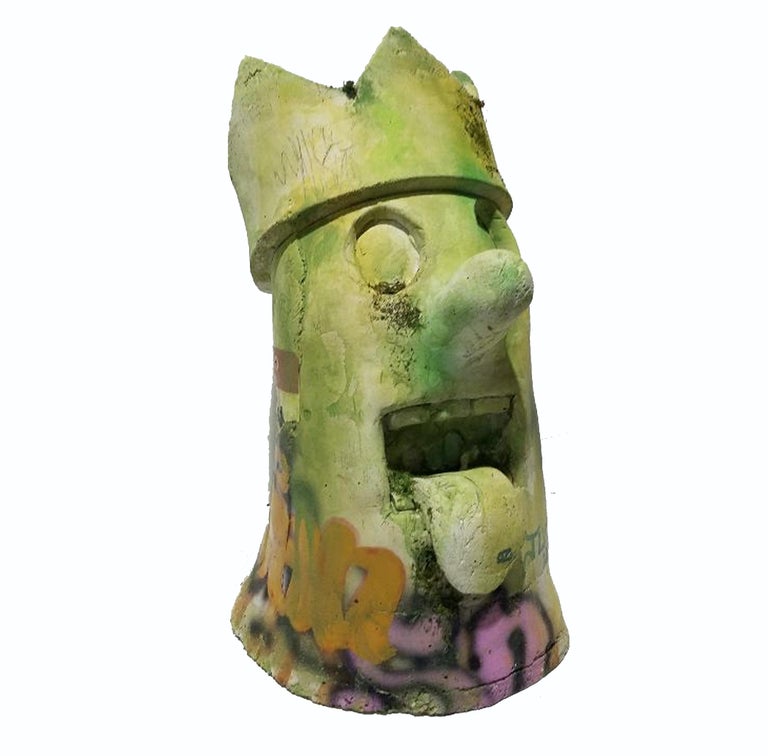 Zimad - Concrete Character Bust For Sale at 1stDibs