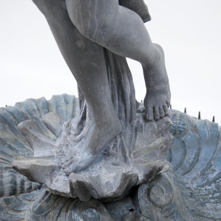 Zinc Fountain "Venus Rising from the Sea", J.L. Mott, New York, 1880 ...