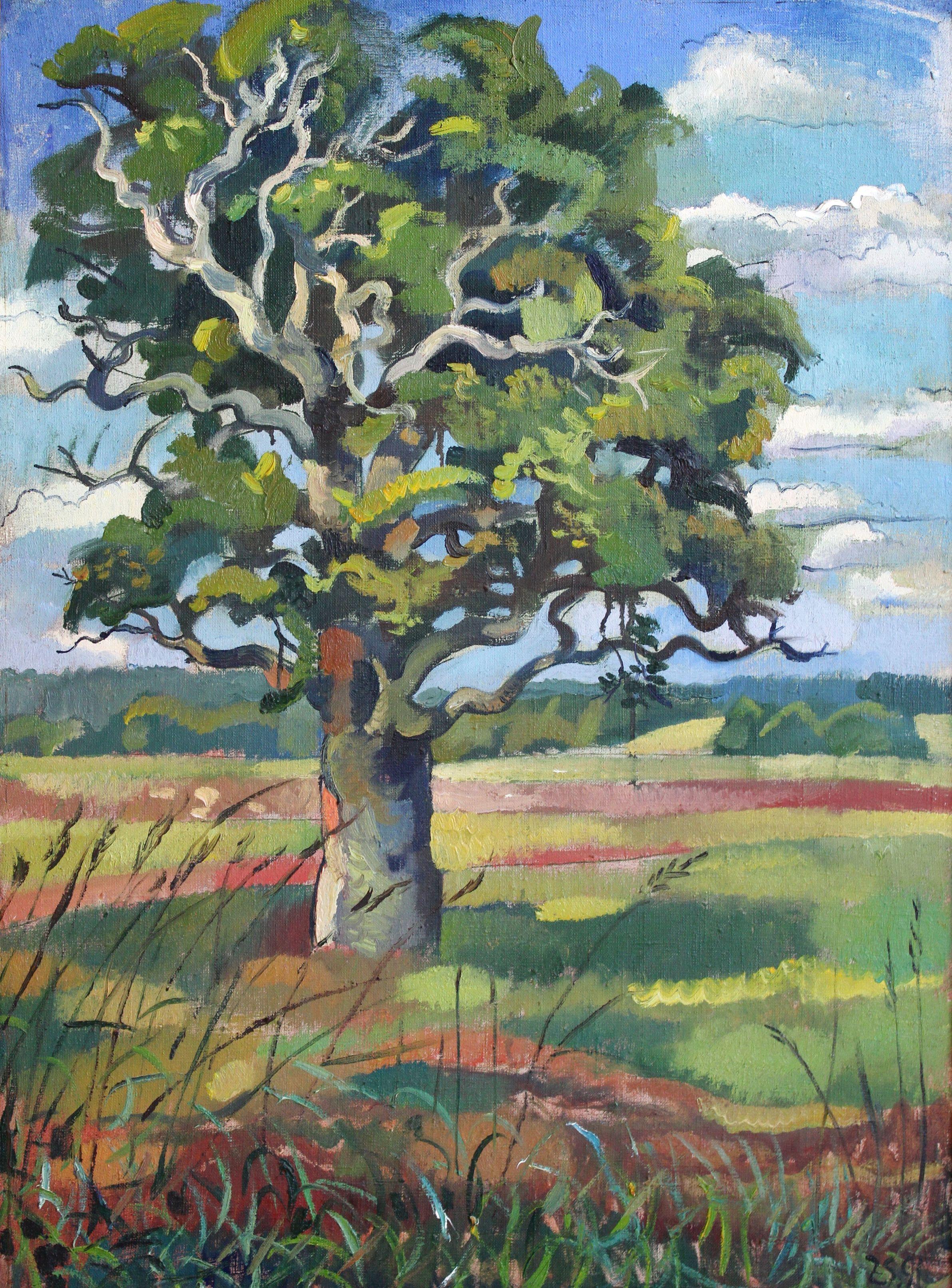 Zita Sudnika - Oak. Oil on canvas, 90x60 cm For Sale at 1stDibs